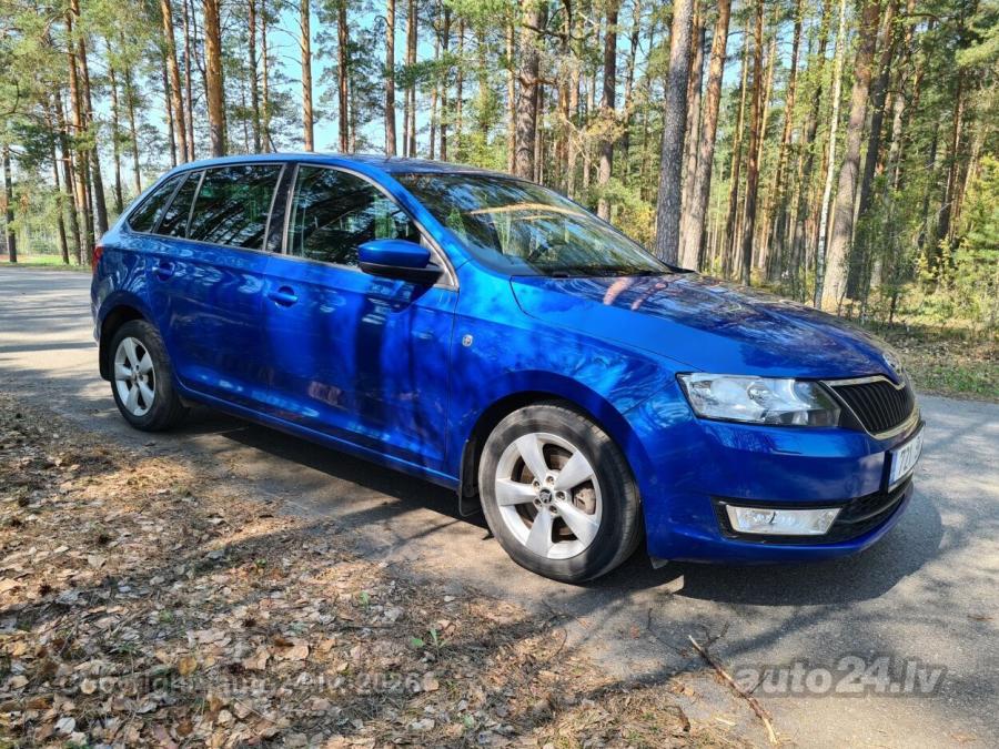 Синий Шкода Рапид 2014 в Таллин, объемом двигателя 1.60 л и пробегом 253 тыс. км за 5200 €, фото 3 на AUTOMOTO.COM.LV