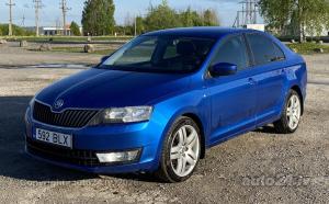 Zils Skoda Rapid 2014 Rakvere, ar dzinēja tilpumu 1.20 L un nobraukumu 190 tūkst. km par 4500 €, foto  vietnē AUTOMOTO.COM.LV