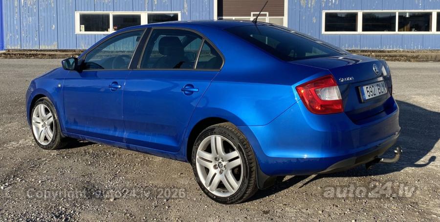 Blue Skoda Rapid 2014 in Rakvere, with an engine capacity of 1.20 L and mileage of 190 thousand km for 4500 €, photo 3 on AUTOMOTO.COM.LV