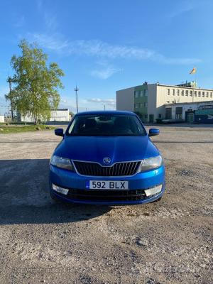 Blue Skoda Rapid 2014 in Rakvere, with an engine capacity of 1.20 L and mileage of 190 thousand km for 4500 €, photo 6 on AUTOMOTO.COM.LV