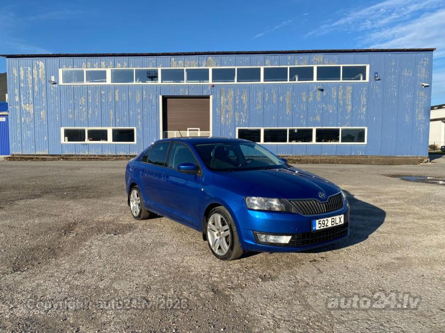 Blue Skoda Rapid 2014 in Rakvere, with an engine capacity of 1.20 L and mileage of 190 thousand km for 4500 €, photo 9 on AUTOMOTO.COM.LV