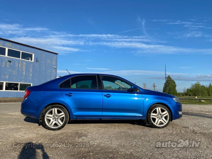 Blue Skoda Rapid 2014 in Rakvere, with an engine capacity of 1.20 L and mileage of 190 thousand km for 4500 €, photo 10 on AUTOMOTO.COM.LV