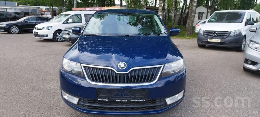 Синий Шкода Рапид 2014 в Рига, объемом двигателя 1.60 л и пробегом 0 тыс. км за 4950 €, фото 3 на AUTOMOTO.COM.LV