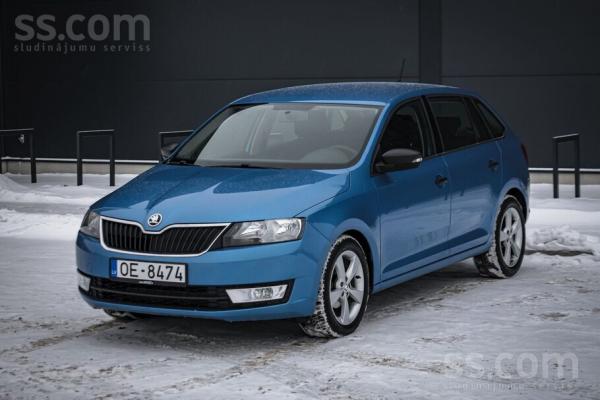 Zils Skoda Rapid 2015 Rīga, ar dzinēja tilpumu 1.40 L un nobraukumu 0 tūkst. km par 6490 €, foto 1 vietnē AUTOMOTO.COM.LV