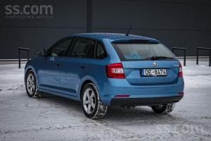 Blue Skoda Rapid 2015 in Riga, with an engine capacity of 1.40 L and mileage of 0 thousand km for 6490 €, photo 6 on AUTOMOTO.COM.LV