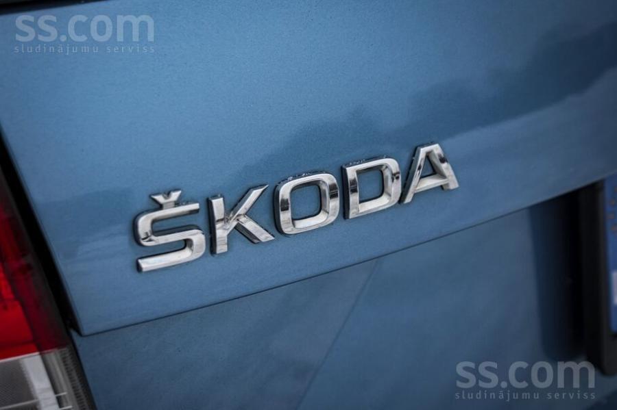 Blue Skoda Rapid 2015 in Riga, with an engine capacity of 1.40 L and mileage of 0 thousand km for 6490 €, photo 7 on AUTOMOTO.COM.LV