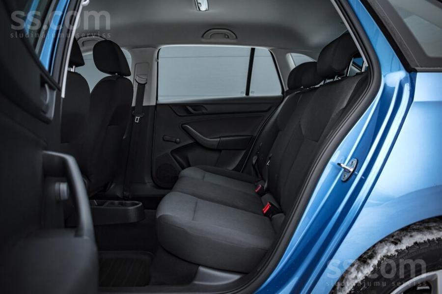 Blue Skoda Rapid 2015 in Riga, with an engine capacity of 1.40 L and mileage of 0 thousand km for 6490 €, photo 11 on AUTOMOTO.COM.LV