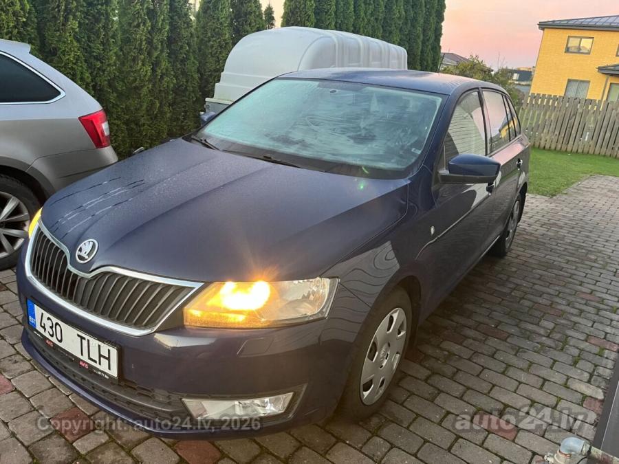 Zils Skoda Rapid 2015 Tallina, ar dzinēja tilpumu 1.20 L un nobraukumu 46 tūkst. km par 5900 €, foto 1 vietnē AUTOMOTO.COM.LV