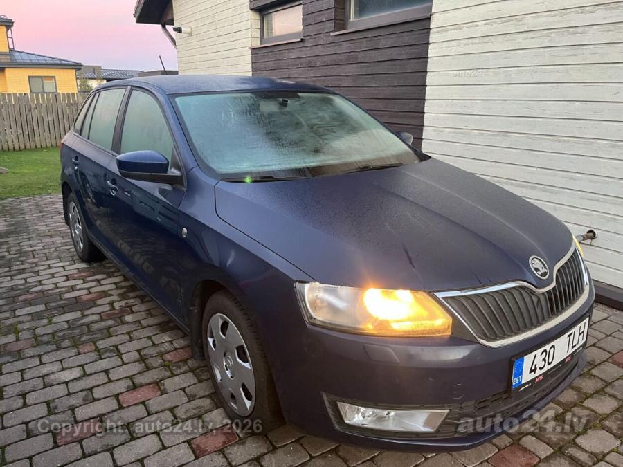 Zils Skoda Rapid 2015 Tallina, ar dzinēja tilpumu 1.20 L un nobraukumu 46 tūkst. km par 5900 €, foto 2 vietnē AUTOMOTO.COM.LV