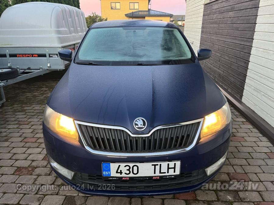 Zils Skoda Rapid 2015 Tallina, ar dzinēja tilpumu 1.20 L un nobraukumu 46 tūkst. km par 5900 €, foto 3 vietnē AUTOMOTO.COM.LV