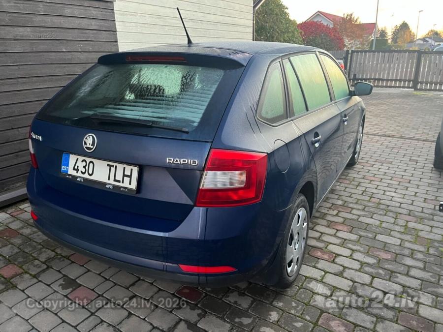 Zils Skoda Rapid 2015 Tallina, ar dzinēja tilpumu 1.20 L un nobraukumu 46 tūkst. km par 5900 €, foto 5 vietnē AUTOMOTO.COM.LV