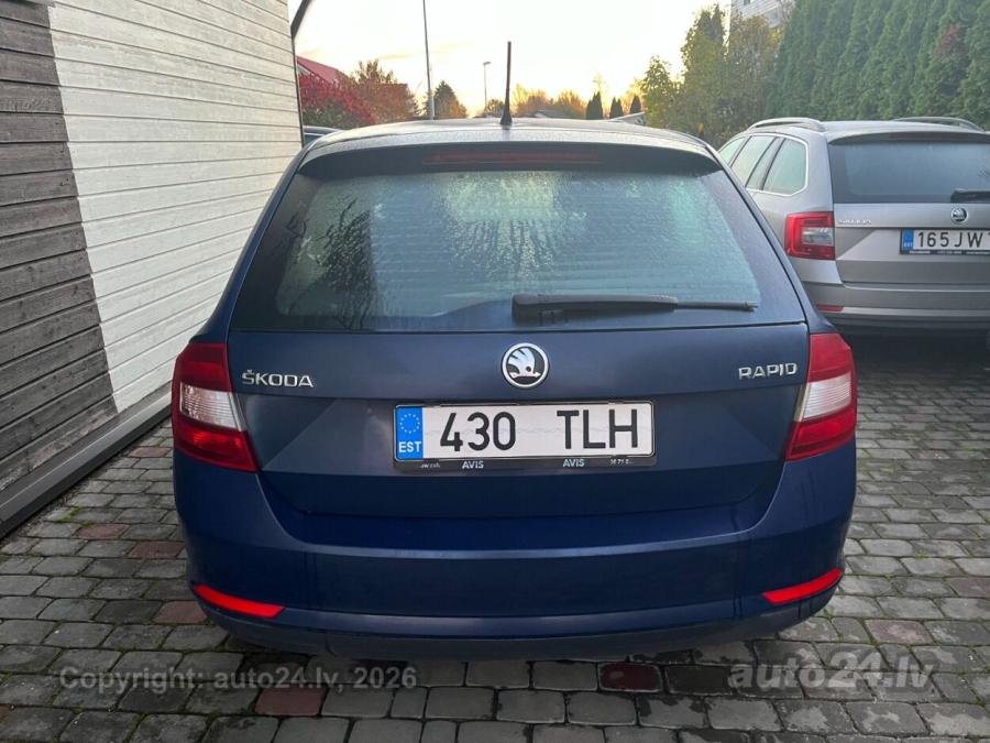 Zils Skoda Rapid 2015 Tallina, ar dzinēja tilpumu 1.20 L un nobraukumu 46 tūkst. km par 5900 €, foto 6 vietnē AUTOMOTO.COM.LV