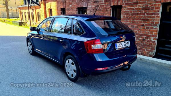 Blue Skoda Rapid 2015 in Tallinn, with an engine capacity of 1.20 L and mileage of 149 thousand km for 3990 €, photo 3 on AUTOMOTO.COM.LV