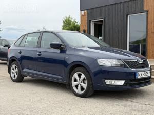 Zils Skoda Rapid 2015 Rīga, ar dzinēja tilpumu 1.60 L un nobraukumu 187 tūkst. km par 5990 €, foto  vietnē AUTOMOTO.COM.LV