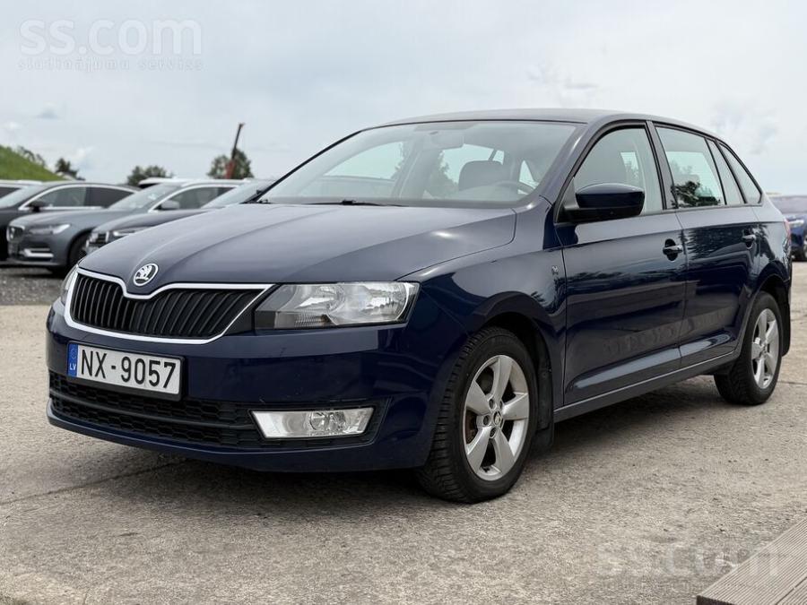 Zils Skoda Rapid 2015 Rīga, ar dzinēja tilpumu 1.60 L un nobraukumu 187 tūkst. km par 5990 €, foto 4 vietnē AUTOMOTO.COM.LV