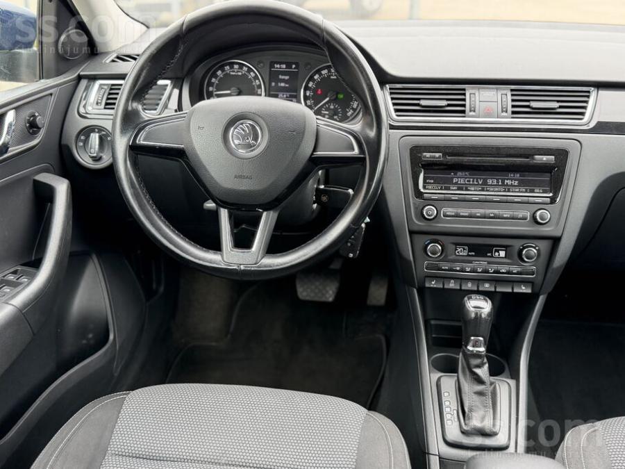 Zils Skoda Rapid 2015 Rīga, ar dzinēja tilpumu 1.60 L un nobraukumu 187 tūkst. km par 5990 €, foto 5 vietnē AUTOMOTO.COM.LV