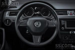 Blue Skoda Rapid 2015 in Riga, with an engine capacity of 1.40 L and mileage of 264 thousand km for 6490 €, photo 16 on AUTOMOTO.COM.LV