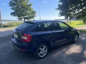 Blue Skoda Rapid 2015 in Birzai, with an engine capacity of 1.60 L and mileage of 147 thousand km for 4990 €, photo 5 on AUTOMOTO.COM.LV