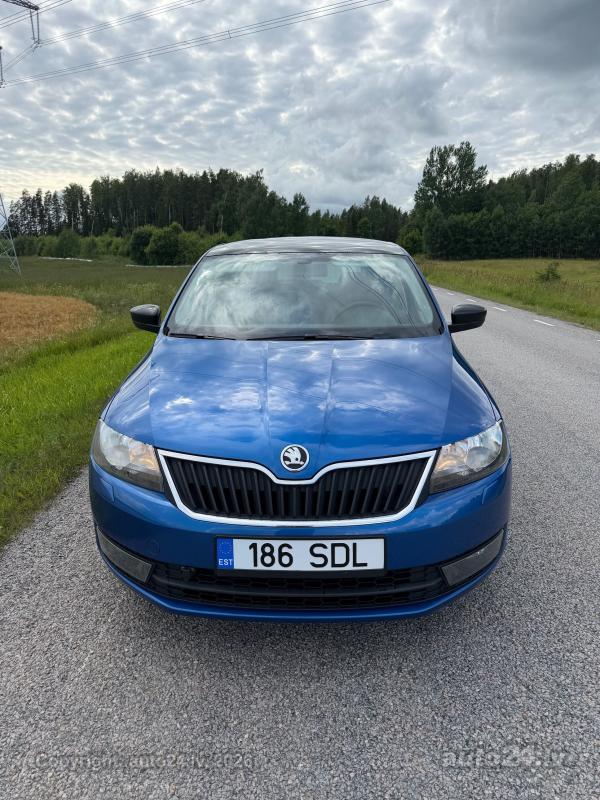 Blue Skoda Rapid 2015 in Tartu, with an engine capacity of 1.20 L and mileage of 135 thousand km for 5995 €, photo 2 on AUTOMOTO.COM.LV