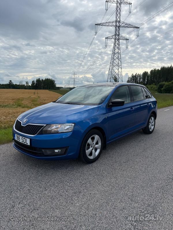 Blue Skoda Rapid 2015 in Tartu, with an engine capacity of 1.20 L and mileage of 135 thousand km for 5995 €, photo 3 on AUTOMOTO.COM.LV