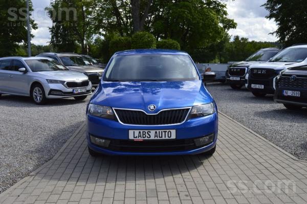 Blue Skoda Rapid 2015 in Tukums, with an engine capacity of 1.60 L and mileage of 176 thousand km for 6795 €, photo 2 on AUTOMOTO.COM.LV
