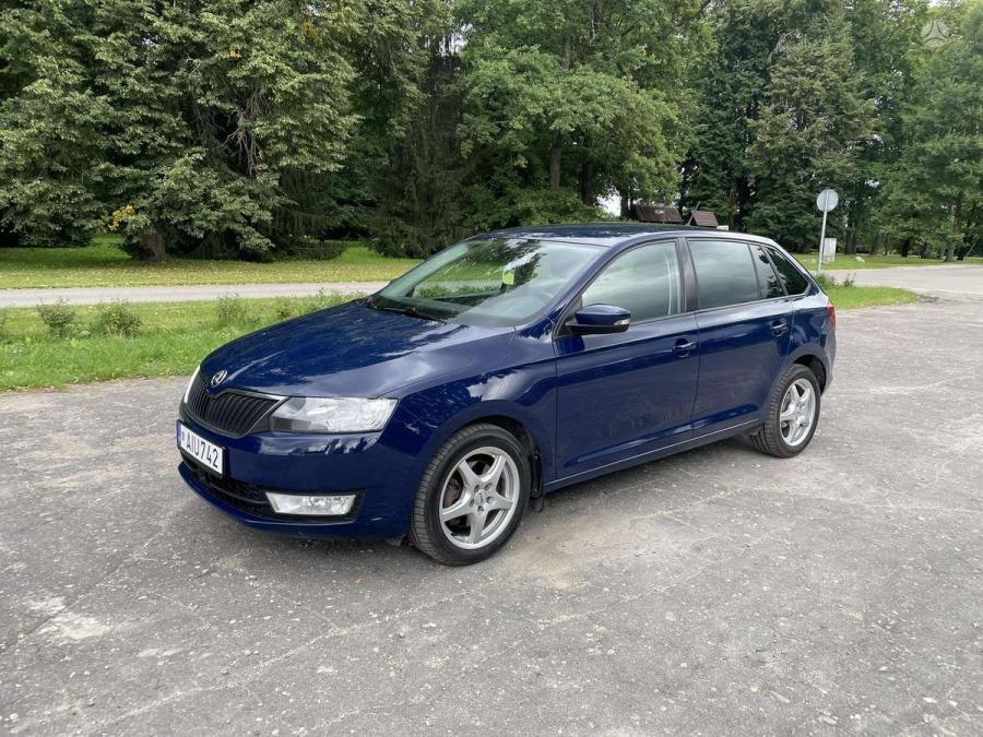 Zils Skoda Rapid 2015 Viļņa, ar dzinēja tilpumu 1.60 L un nobraukumu 148 tūkst. km par 4999 €, foto 3 vietnē AUTOMOTO.COM.LV
