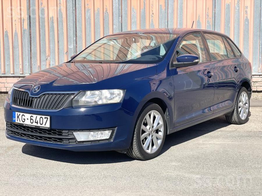 Zils Skoda Rapid 2016 Rīga, ar dzinēja tilpumu 1.20 L un nobraukumu 302 tūkst. km par 4500 €, foto 1 vietnē AUTOMOTO.COM.LV