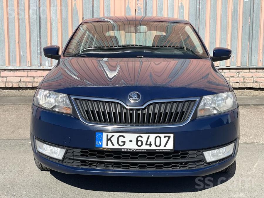 Zils Skoda Rapid 2016 Rīga, ar dzinēja tilpumu 1.20 L un nobraukumu 302 tūkst. km par 4500 €, foto 4 vietnē AUTOMOTO.COM.LV