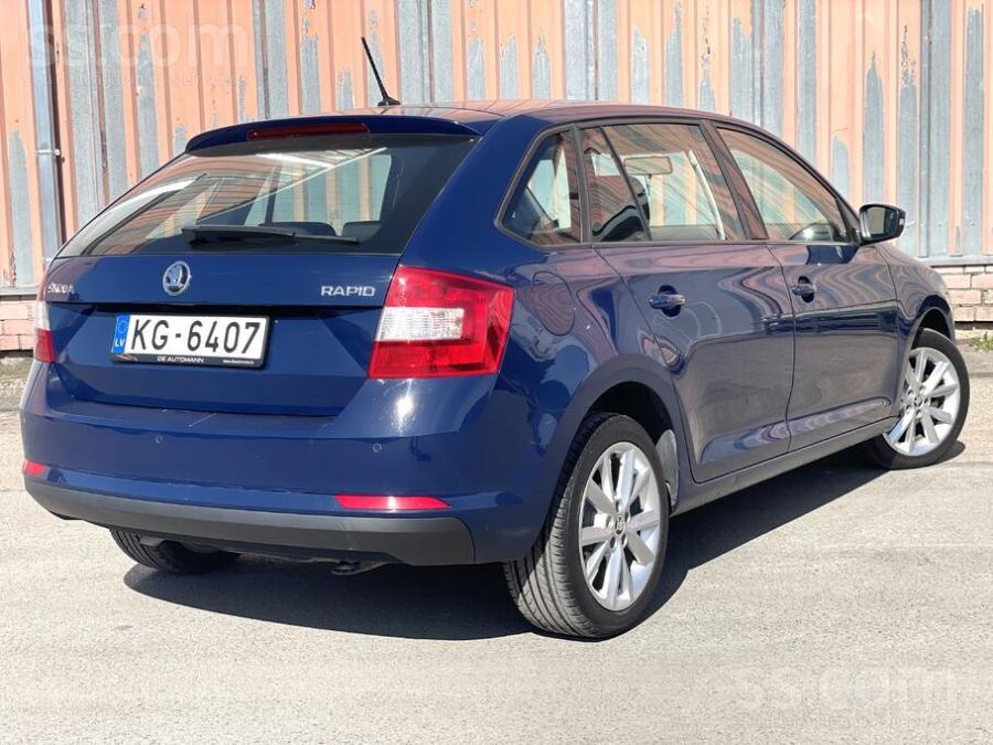 Zils Skoda Rapid 2016 Rīga, ar dzinēja tilpumu 1.20 L un nobraukumu 302 tūkst. km par 4500 €, foto 5 vietnē AUTOMOTO.COM.LV