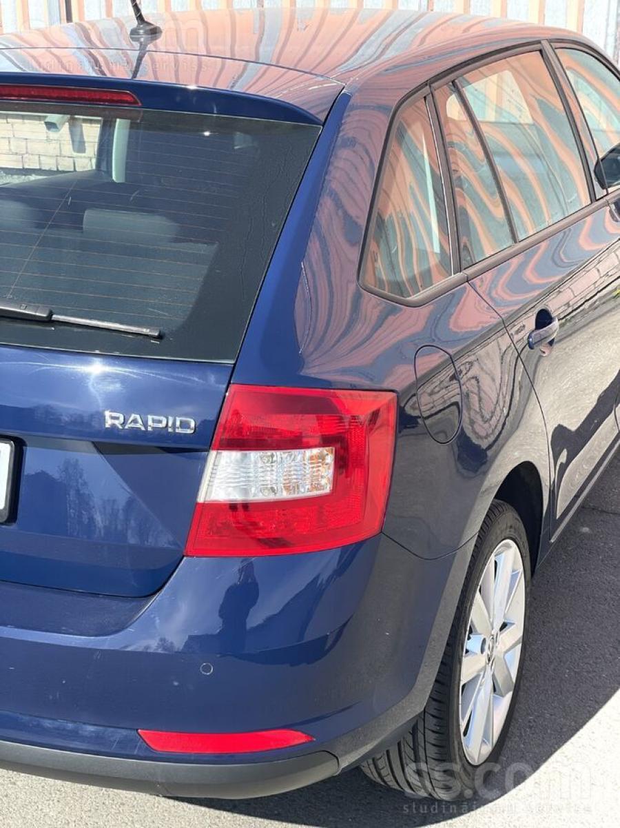 Zils Skoda Rapid 2016 Rīga, ar dzinēja tilpumu 1.20 L un nobraukumu 302 tūkst. km par 4500 €, foto 8 vietnē AUTOMOTO.COM.LV