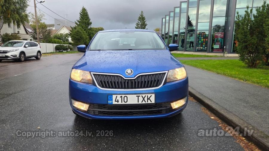 Blue Skoda Rapid 2016 in Tallinn, with an engine capacity of 1.40 L and mileage of 195 thousand km for 6000 €, photo 10 on AUTOMOTO.COM.LV