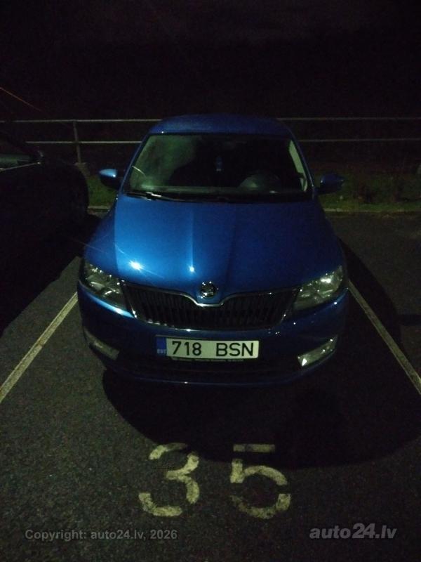 Blue Skoda Rapid 2017 in Rapla, with an engine capacity of 1.20 L and mileage of 126 thousand km for 6000 €, photo 8 on AUTOMOTO.COM.LV