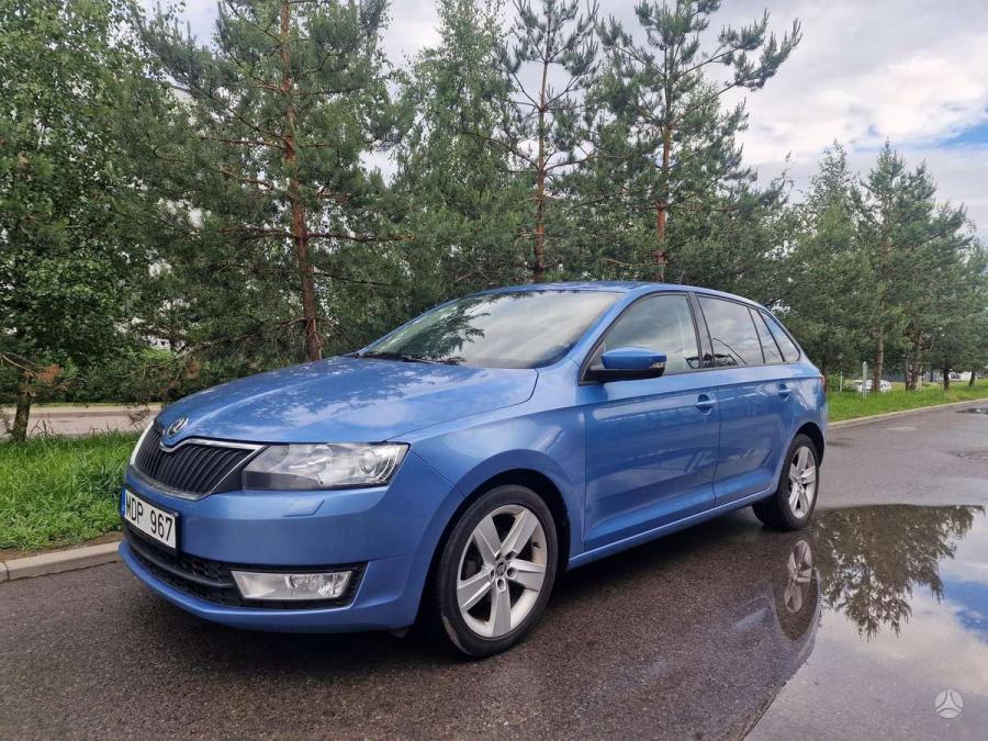 Синий Шкода Рапид 2017 в Вильнюс, объемом двигателя 1.20 л и пробегом 170 тыс. км за 7250 €, фото 3 на AUTOMOTO.COM.LV