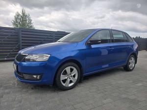 Blue Skoda Rapid 2017 in Vilnius, with an engine capacity of 1.20 L and mileage of 98 thousand km for 6350 €, photo 4 on AUTOMOTO.COM.LV