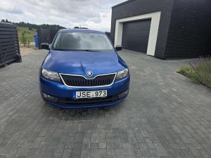 Blue Skoda Rapid 2017 in Vilnius, with an engine capacity of 1.20 L and mileage of 98 thousand km for 6350 €, photo 6 on AUTOMOTO.COM.LV