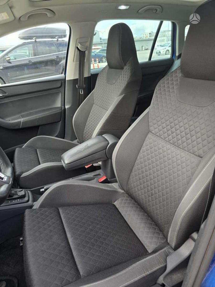 Blue Skoda Rapid 2017 in Vilnius, with an engine capacity of 1.40 L and mileage of 295 thousand km for 7500 €, photo 15 on AUTOMOTO.COM.LV