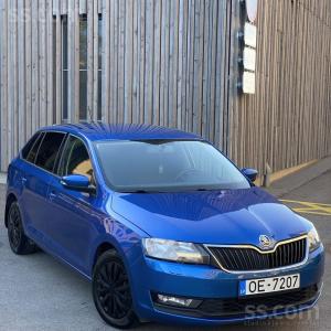 Blue Skoda Rapid 2018 in Jelgava, with an engine capacity of 1.40 L and mileage of 159 thousand km for 5000 €, photo 4 on AUTOMOTO.COM.LV