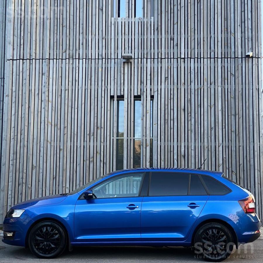 Blue Skoda Rapid 2018 in Jelgava, with an engine capacity of 1.40 L and mileage of 159 thousand km for 5000 €, photo 5 on AUTOMOTO.COM.LV