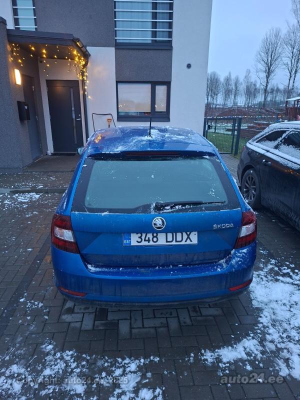Blue Skoda Rapid 2018 in Tartu, with an engine capacity of 1.40 L and mileage of 44 thousand km for 12000 €, photo 5 on AUTOMOTO.COM.LV