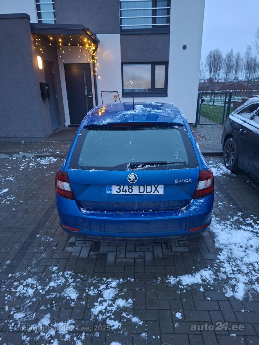 Blue Skoda Rapid 2018 in Tartu, with an engine capacity of 1.40 L and mileage of 44 thousand km for 12000 €, photo 2 on AUTOMOTO.COM.LV