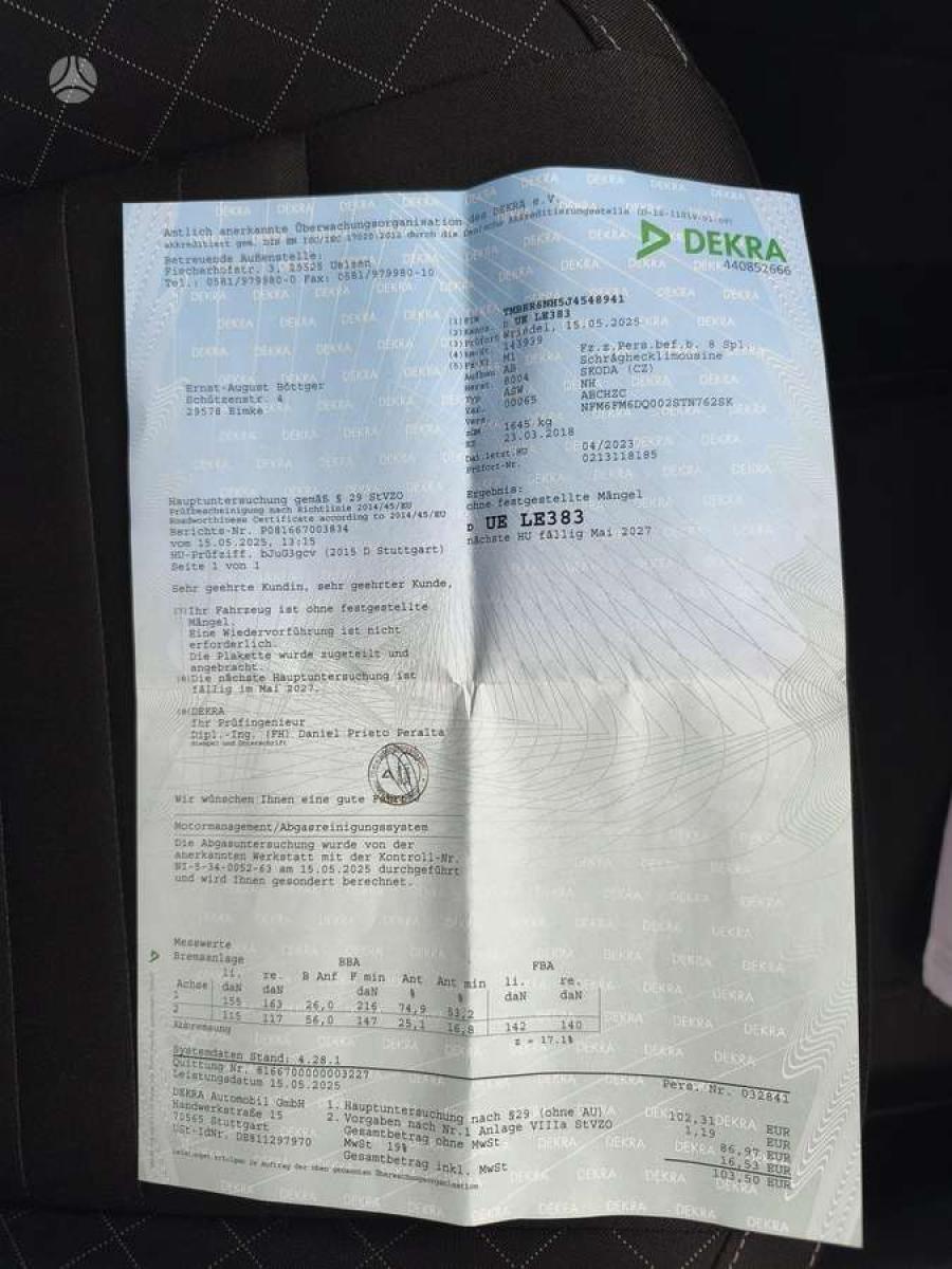 Zils Skoda Rapid 2018 Kauņa, ar dzinēja tilpumu 1.00 L un nobraukumu 167 tūkst. km par 6100 €, foto 29 vietnē AUTOMOTO.COM.LV
