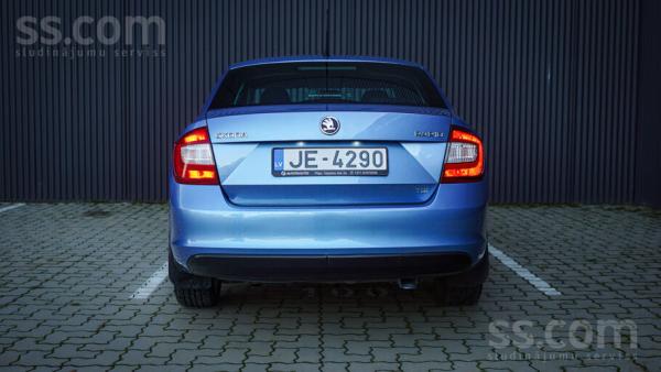 Blue Skoda Rapid 2013 in Riga, with an engine capacity of 1.60 L and mileage of 270 thousand km for 4000 €, photo 5 on AUTOMOTO.COM.LV