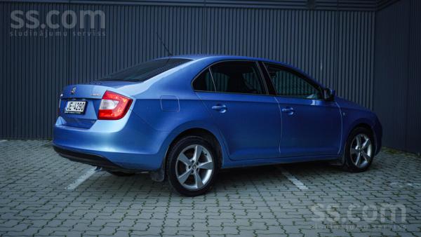 Blue Skoda Rapid 2013 in Riga, with an engine capacity of 1.60 L and mileage of 270 thousand km for 4000 €, photo 8 on AUTOMOTO.COM.LV
