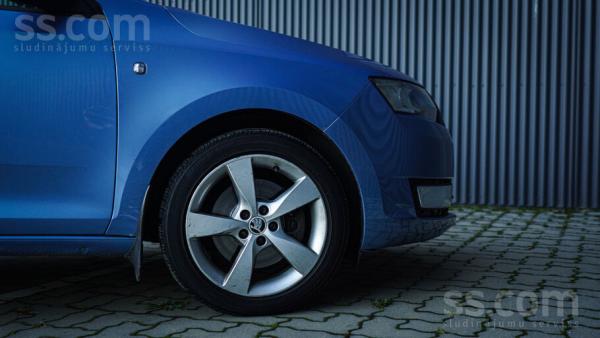 Blue Skoda Rapid 2013 in Riga, with an engine capacity of 1.60 L and mileage of 270 thousand km for 4000 €, photo 9 on AUTOMOTO.COM.LV