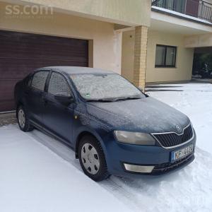 Blue Skoda Rapid 2013 in Riga, with an engine capacity of 1.20 L and mileage of 308 thousand km for 1750 €, photo  on AUTOMOTO.COM.LV