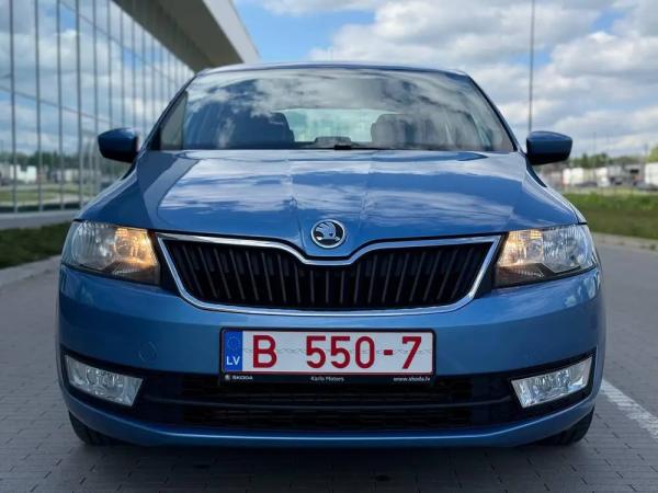 Zils Skoda Rapid 2016 Rēzekne, ar dzinēja tilpumu 1.60 L un nobraukumu 152 tūkst. km par 4990 €, foto 1 vietnē AUTOMOTO.COM.LV