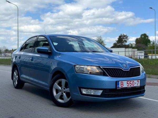 Zils Skoda Rapid 2016 Rēzekne, ar dzinēja tilpumu 1.60 L un nobraukumu 152 tūkst. km par 4990 €, foto 3 vietnē AUTOMOTO.COM.LV