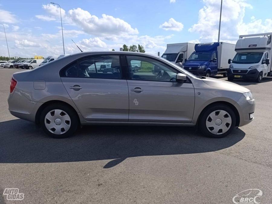Коричневый Шкода Рапид 2014 в Авиженяй, объемом двигателя 1.60 л и пробегом 188 тыс. км за 3900 €, фото 7 на AUTOMOTO.COM.LV