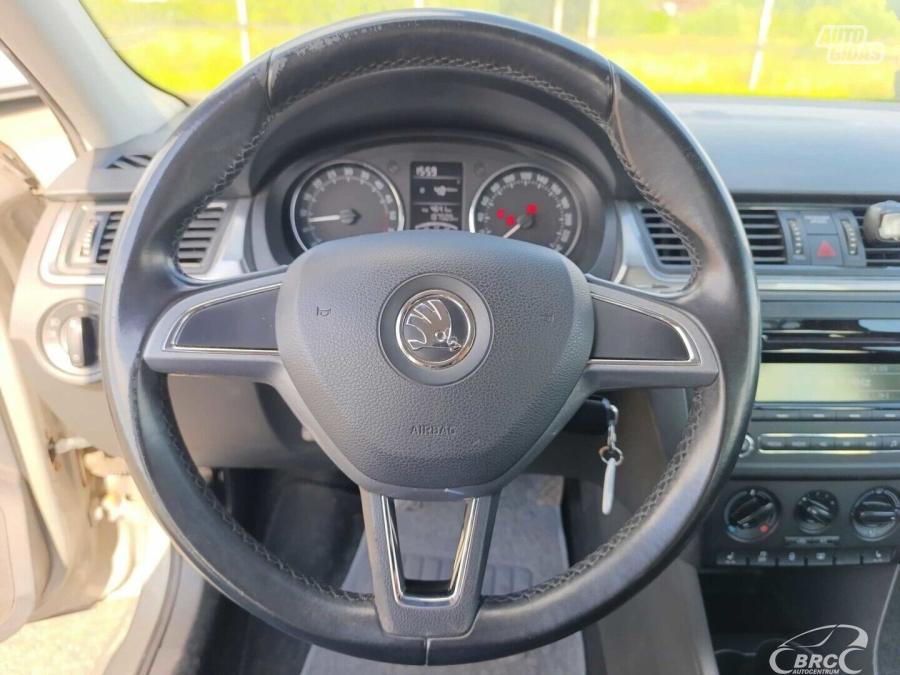 Коричневый Шкода Рапид 2014 в Авиженяй, объемом двигателя 1.60 л и пробегом 188 тыс. км за 3900 €, фото 15 на AUTOMOTO.COM.LV