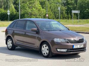 Brown Skoda Rapid 2015 in Tallinn, with an engine capacity of 1.20 L and mileage of 134 thousand km for 4999 €, photo  on AUTOMOTO.COM.LV